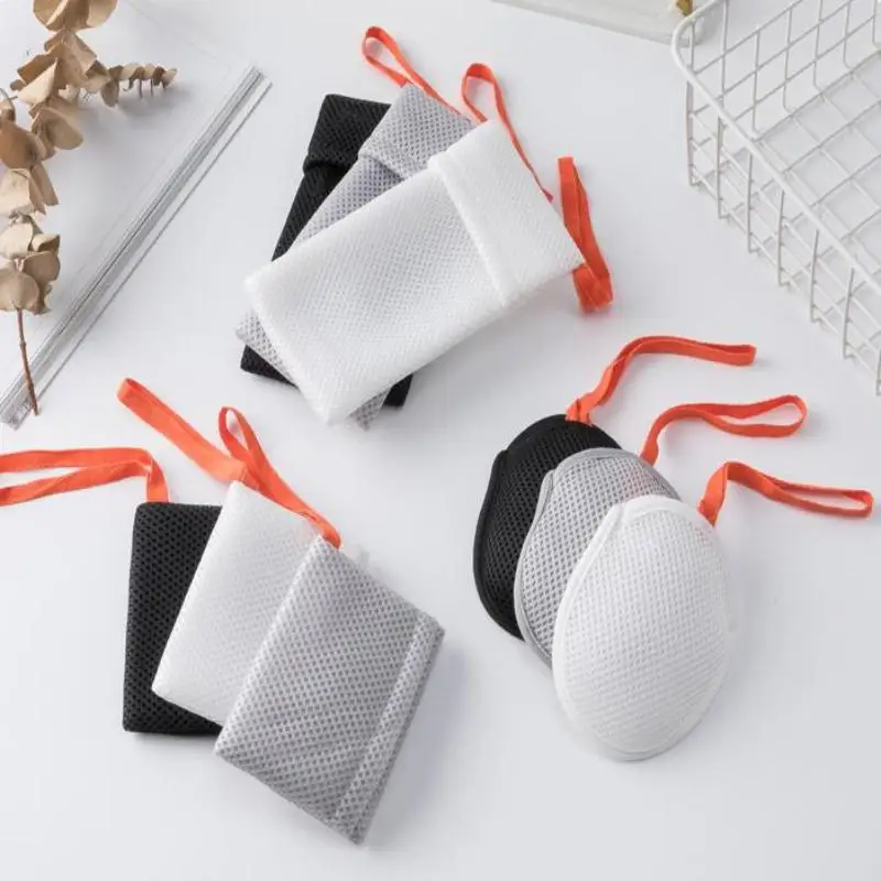 Thicken Nylon Soap Saver Bag Pouch Bar Plentiful Bubble Foam Soap Bags ...