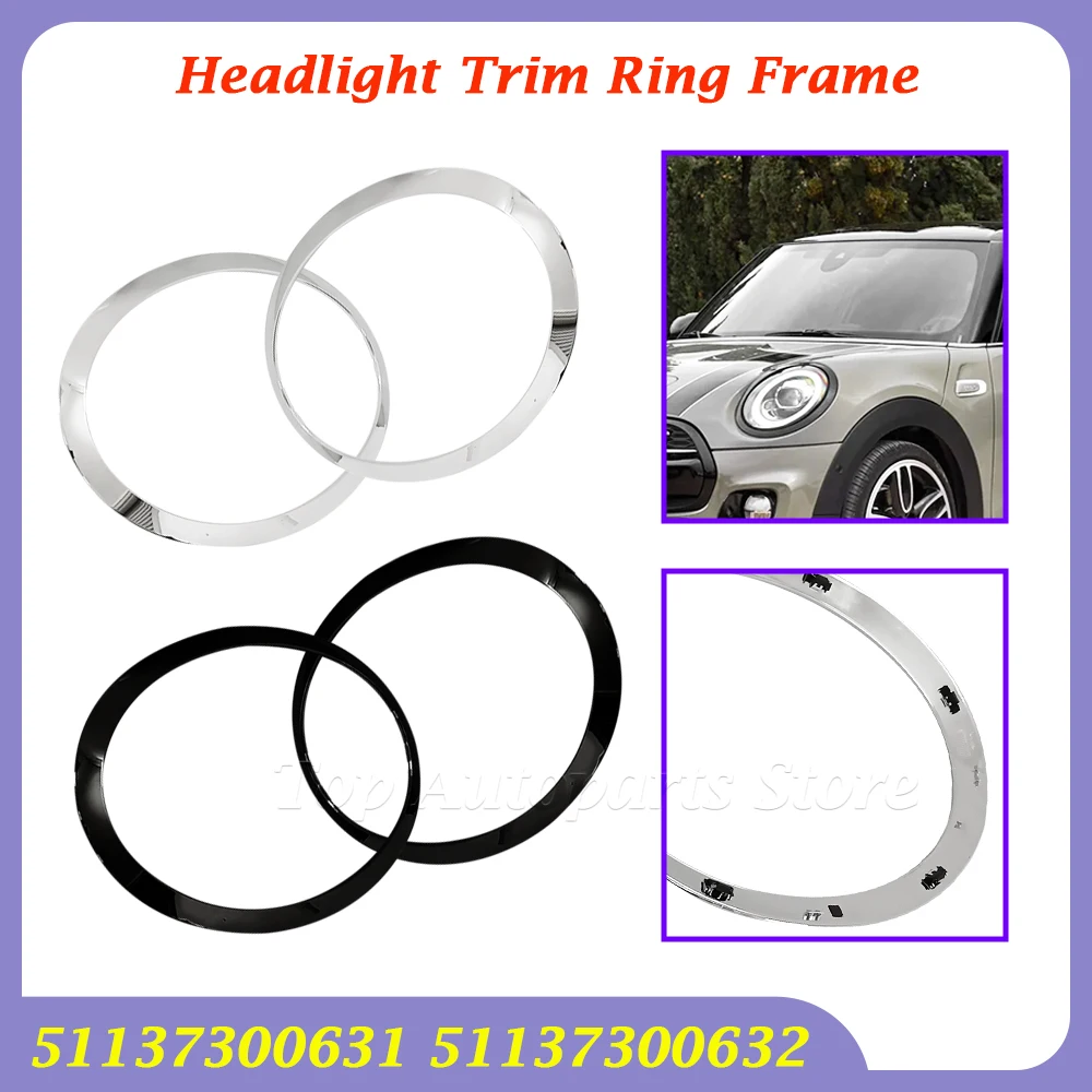 51137300631 51137300632 Headlight Trim Ring Frame 51712285495 ...