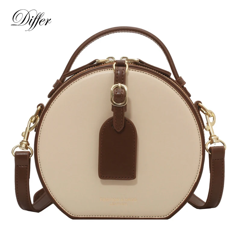 NEW-Stylish-Round-Shoulder-Bags-for-Women-PU-Leather-Handbags-High ...