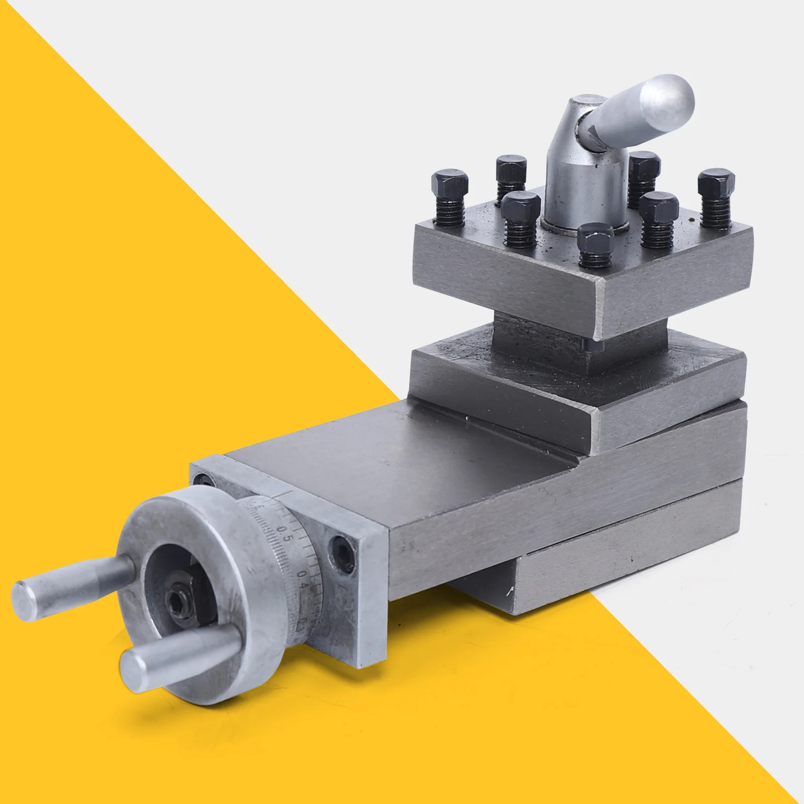 Metal-Lathe-Cross-Slide-and-Tool-Holder-Tool-Compound-Lathe-Parts ...