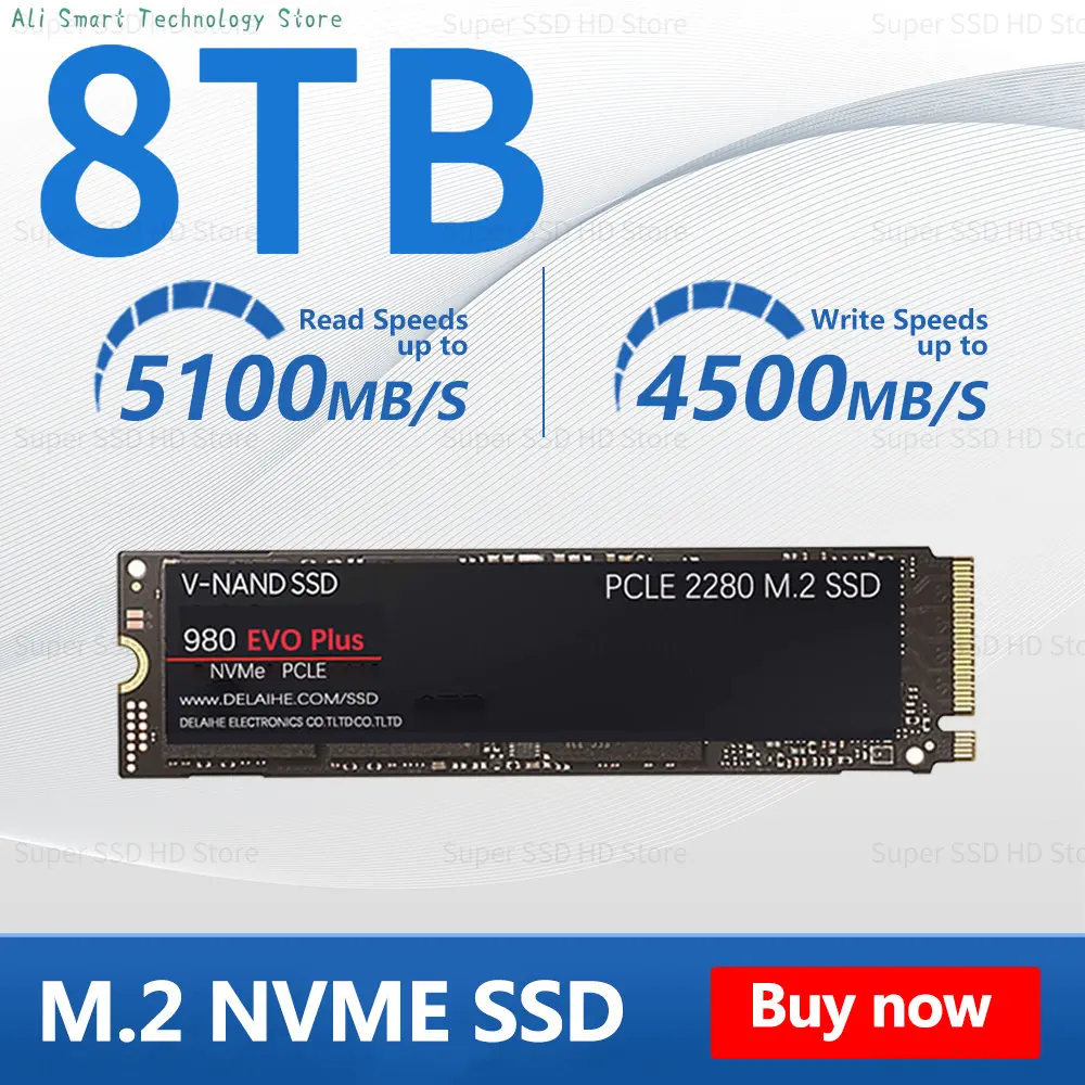 SSD NVME M2 8TB NVME 4TB 2TB 2280 Official Festplatte Intern 1TB 3500MB/S PCIE Hard Disk Drive ...