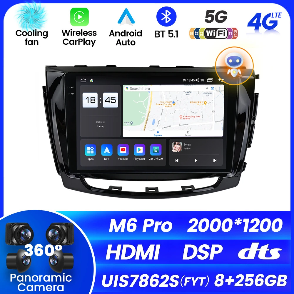 M6-Pro-Android-12-Car-Radio-Stereo-For-Great-Wall-GWM-STEED-Wingle-6 ...