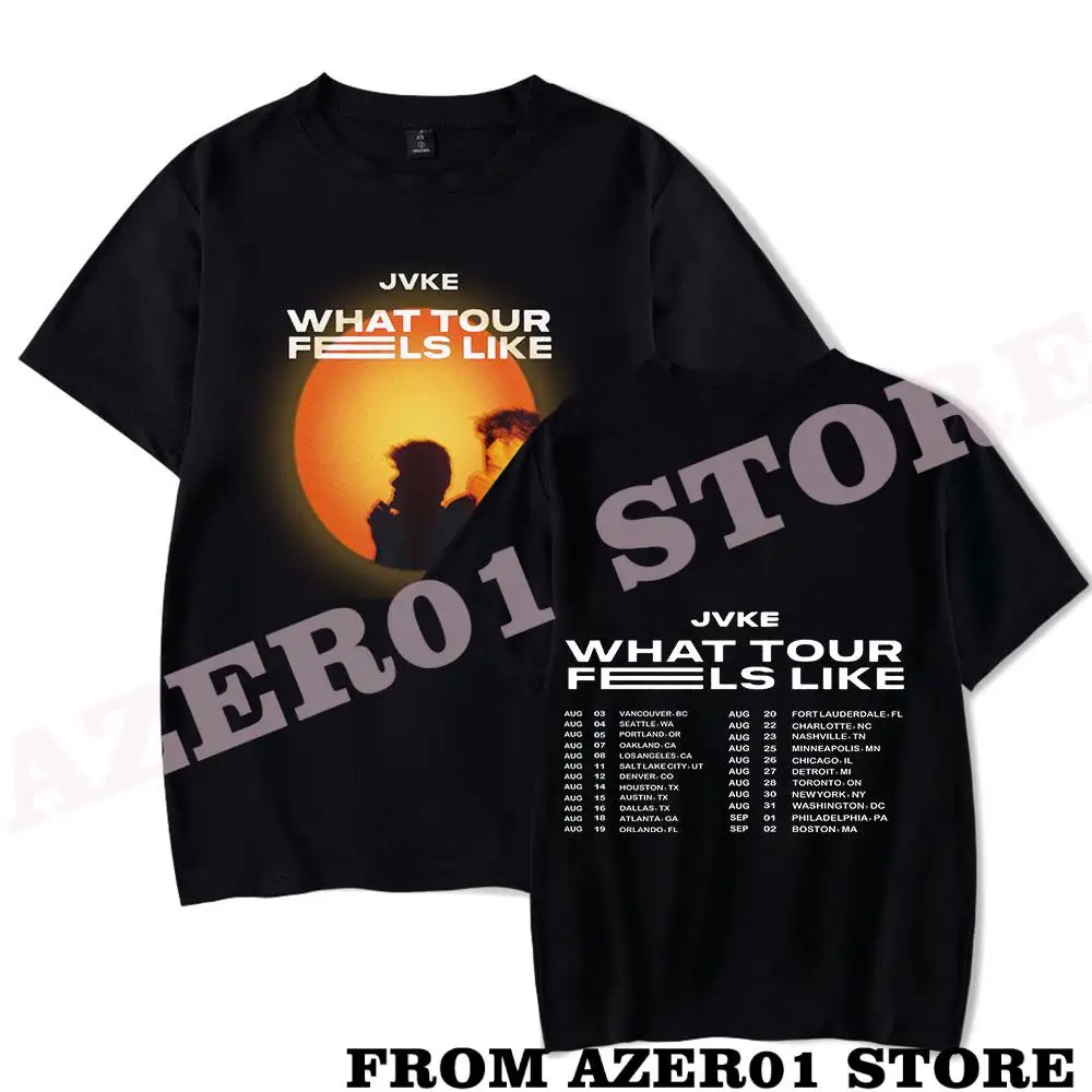 JVKE-Merch-T-shirt-What-Tour-Feels-Like-Tour-Summer-Men-Women ...