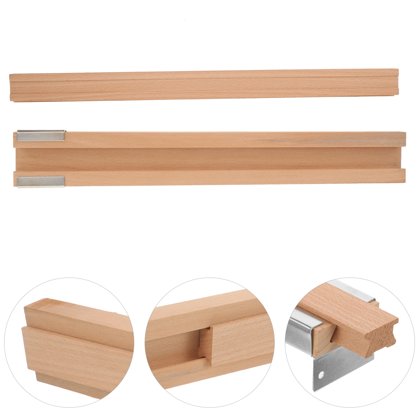 Deslizadores-de-cajones-de-madera-maciza-y-rieles-simples-y-elegantes ...