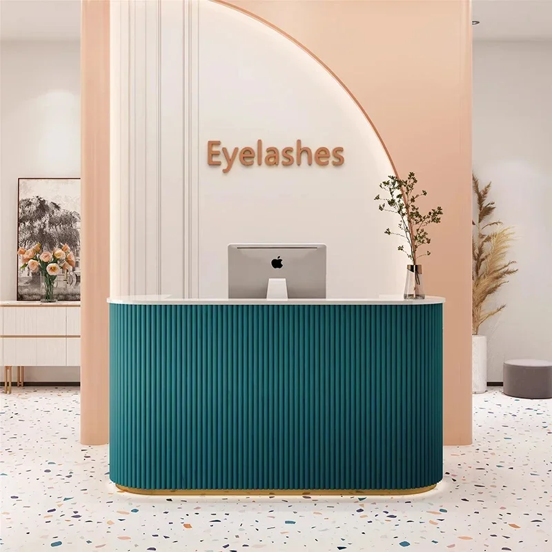 Front Cashier Reception Salon Standing Office Small Desks Counter ...