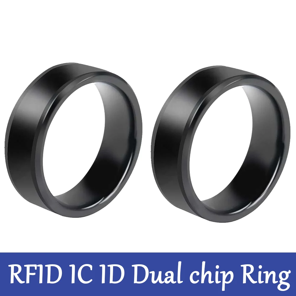 Chip-inteligente-Rfid-con-anillo-Ic-Id-ficha-de-Chip-Dual-de-125khz ...