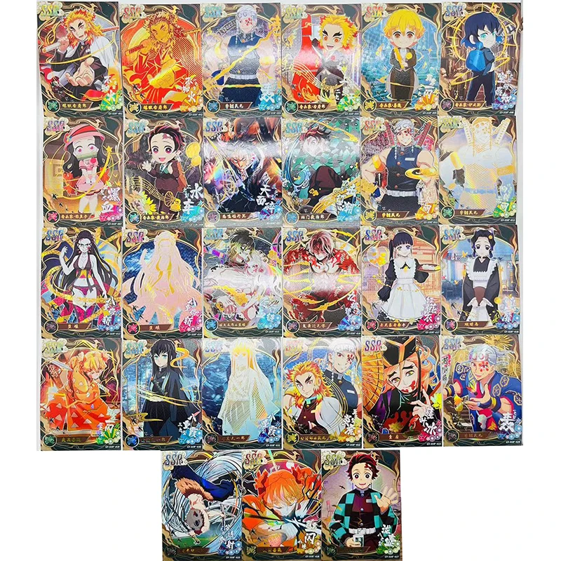 Anime-Demon-Slayer-Rare-SSR-Refractive-Flash-Cards-Rengoku-Kyoujurou ...