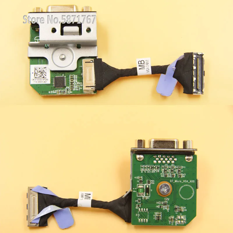 Original For DELL For OptiPlex 7040 Micro VGA Adapter Card W CABLE ...