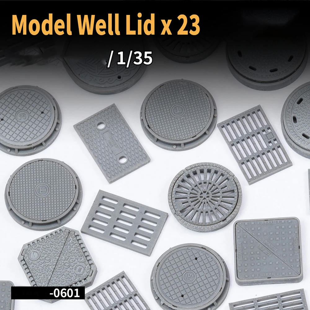 1-35-Model-Well-Lid-Sewer-Manhole-Cover-Model-Scene-Accessories-Hobbies ...