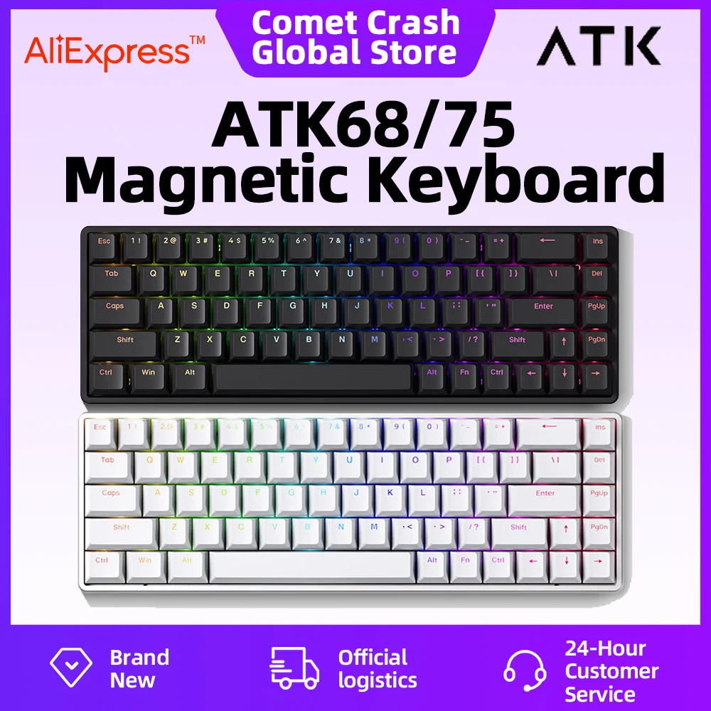 ATK-ATK68-Magnetic-Switch-Keyboard-Aluminum-Alloy-Gaming-Mechanical ...