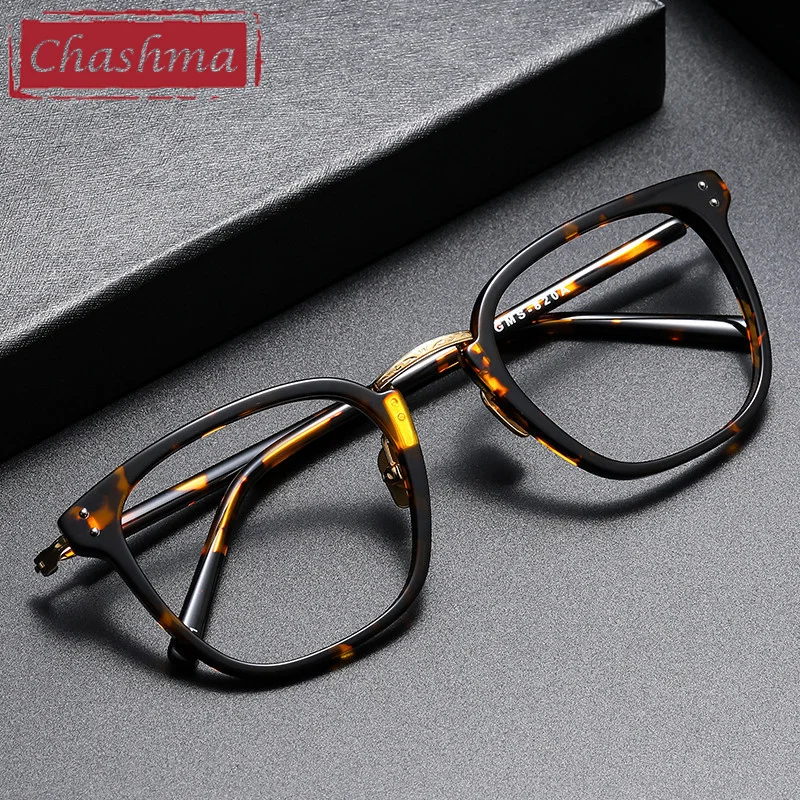Chashma Glasses Acetate Titanium Men Design Prescription Eyeglasses ...