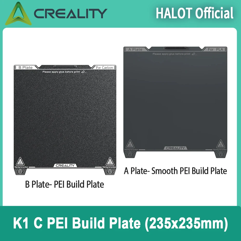 CREALITY-K1C-PEI-Build-Plate-Without-Soft-Magnetic-Sticker-235x235mm-3D ...