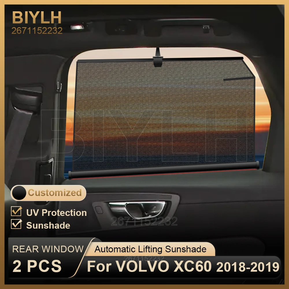 For Volvo XC60 Rear Side Car Window Heat Shield Customized Car Sun ...