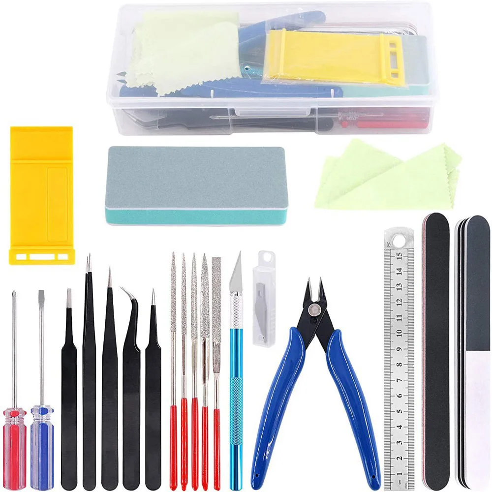 21Pcs-Model-Tools-Kit-Professional-Hobby-Building-Tool-Kit-Modeler ...