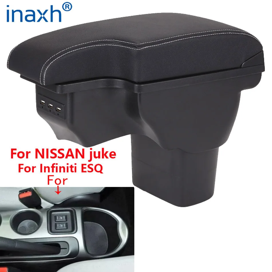 For-NISSAN-juke-Armrest-box-For-Infiniti-ESQ-Car-armrest-2010-2019 ...