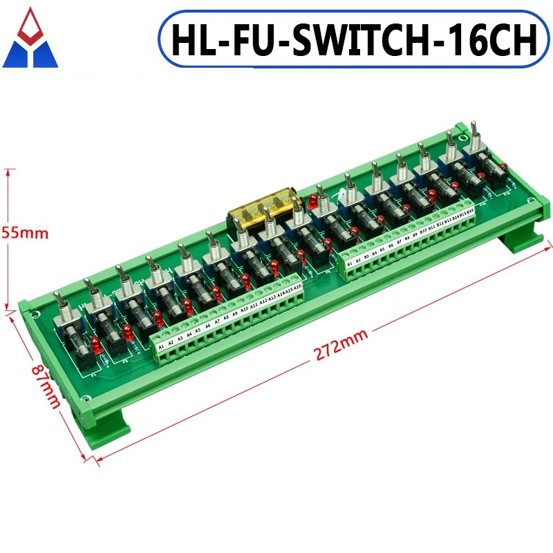 DIN-Rail-Power-Distribution-Board-12V-24V-Switch-Fuse-Module-For-CCTV ...