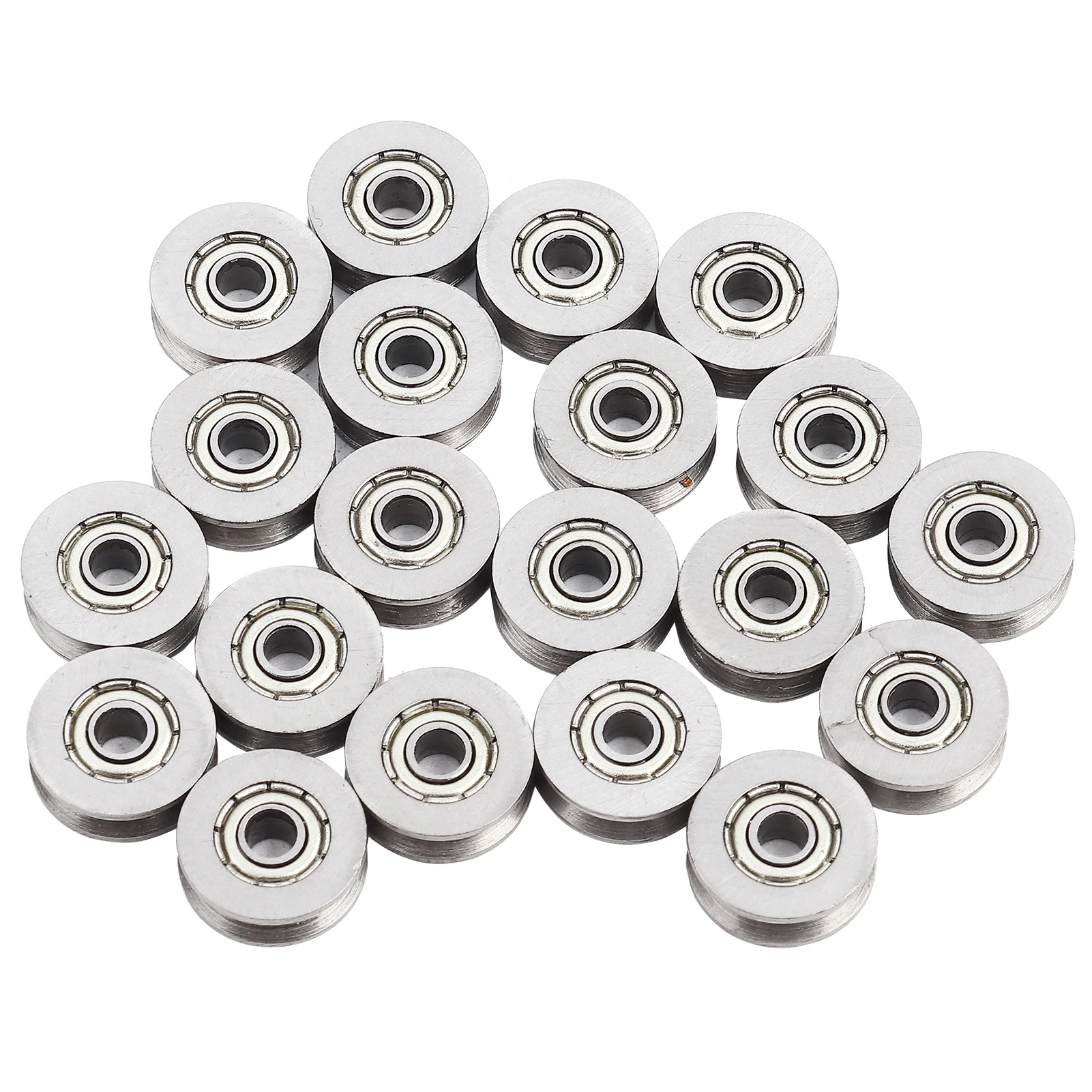 V623ZZ V Ball Bearing Pulley For Rail Track Linear Motion System ...