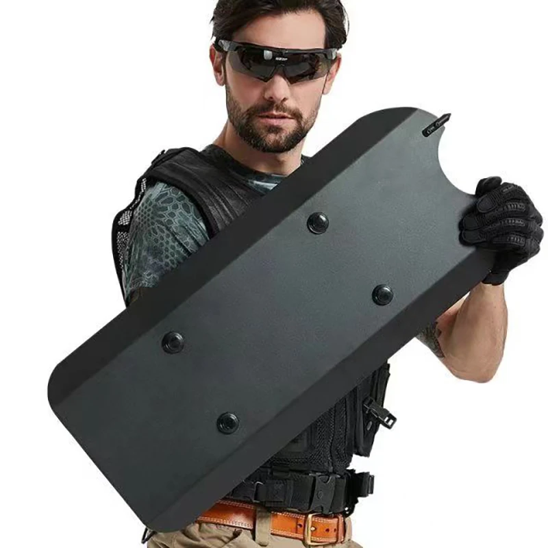 Self-defense-Hand-held-Shield-Aluminium-Alloy-Riot-Prevention-Patrol ...