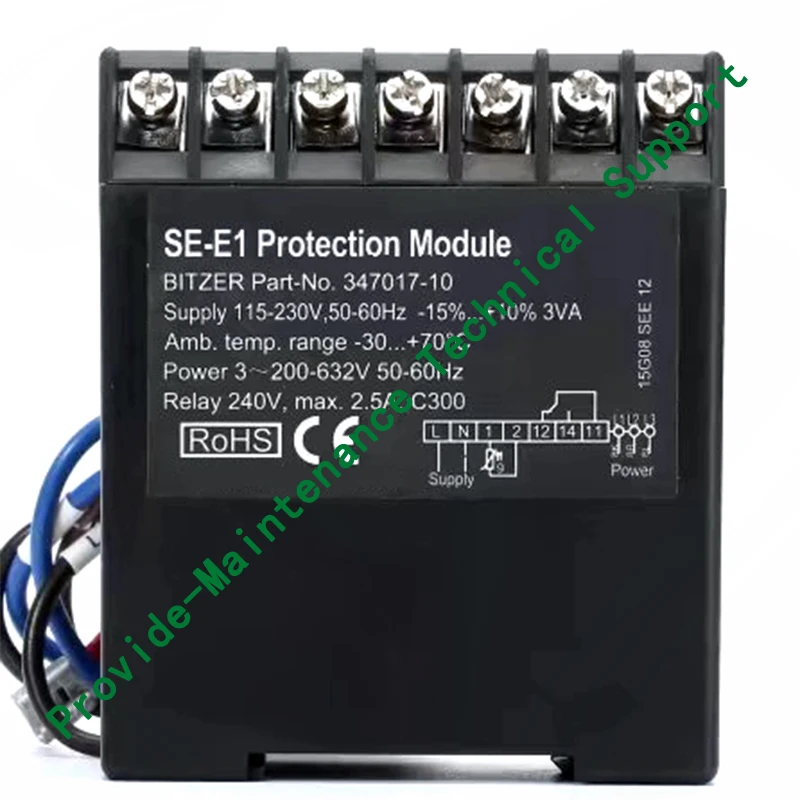 208v-240v-115v-230v-Screw-compressor-protection-347017-10-module-SE-E1 ...