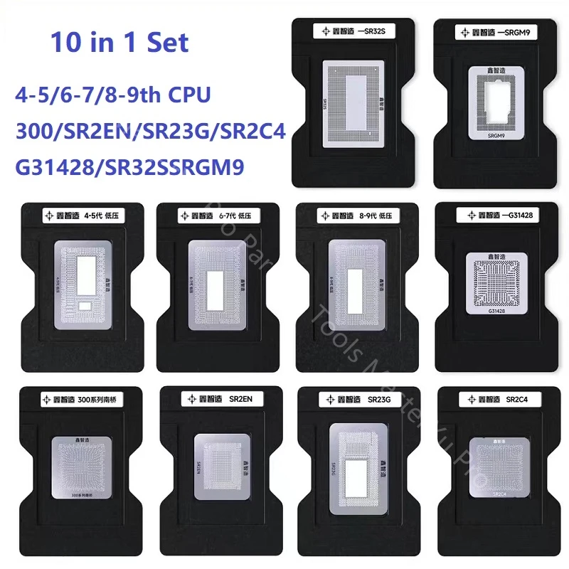 Masterxu Xzz Mac Cpu Bga Reballing Stencil Soldering Tool For Macbook ...