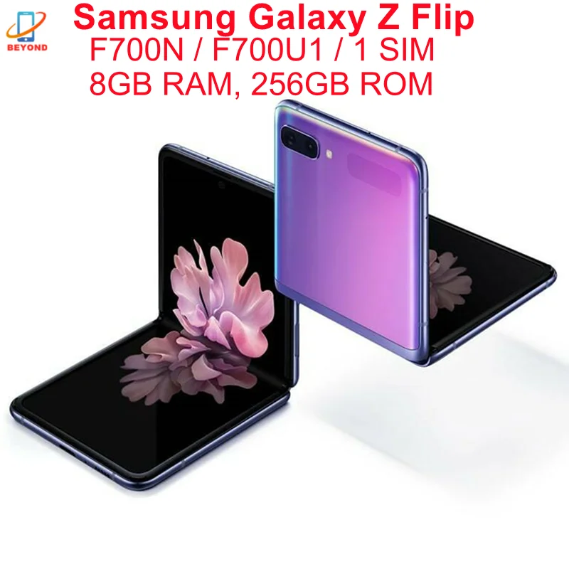 Samsung Galaxy Z Flip F700N F700U1 6.7" Foldable 8GB RAM 256GB ROM Octa ...