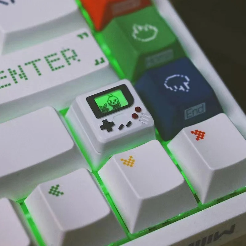 Retro Gaming ESC Keycap - ABS Single Transparent Cross Stem , Gameboy ...