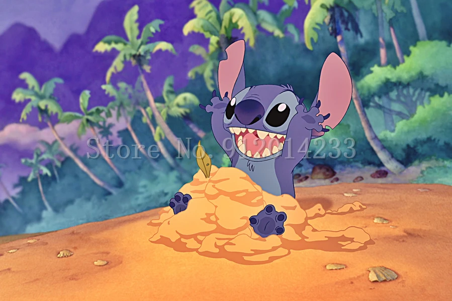 Lilo And Stitch Beach Scene