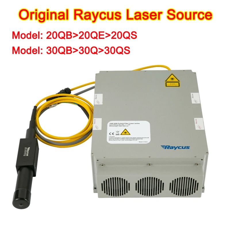 Original QB QE QS Raycus Fiber Laser Source 20W 30W 50W 1064nm For ...