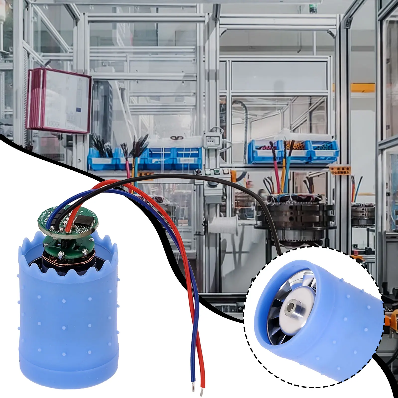 Mini-Generator-Parts-29-29mm-Metal-High-Speed-CNC-Ducted-Fan-12V ...