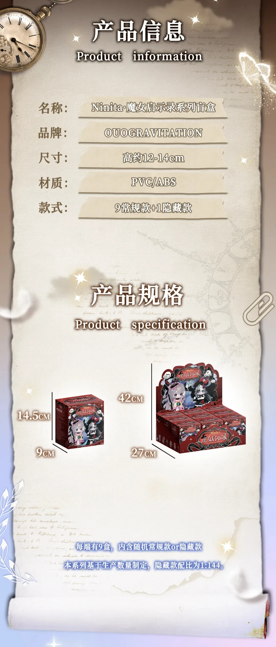 Коллекционные фигурки Ninita Witch Revelation Miow Universe | AliExpress