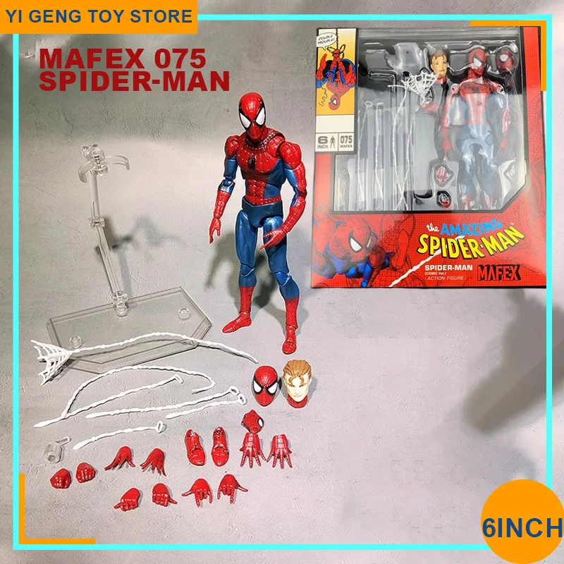 6-Inch-Marvel-Mafex-075-Spiderman-Figures-Maf075-The-Amazing-Spider-Man ...