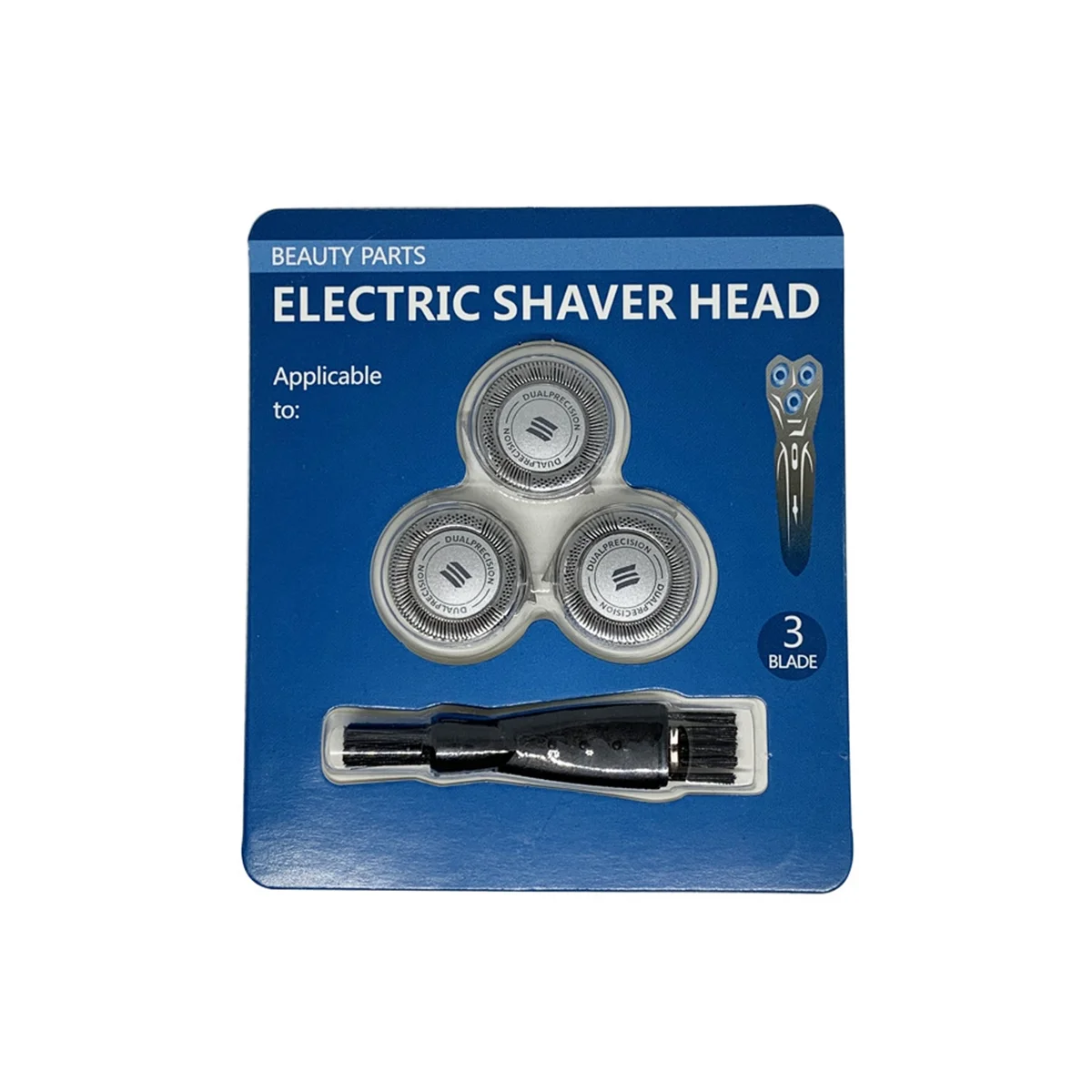 3Pcs HQ8 Razor Blade Replacement Head for PHILIPS Electric Shaver PT730 ...