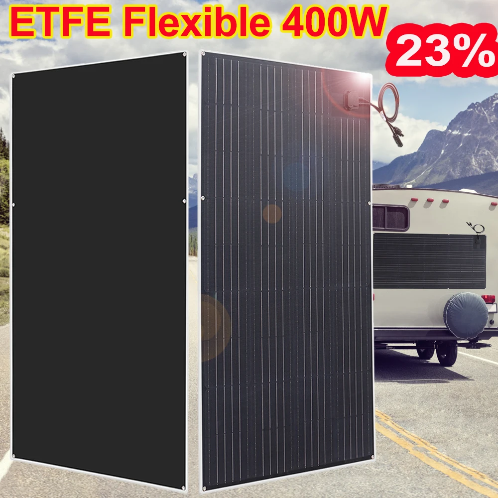 Placa-Solar-ETFE-PET-Painel-solar-flex-vel-400W-300W-200W-150W-120W ...