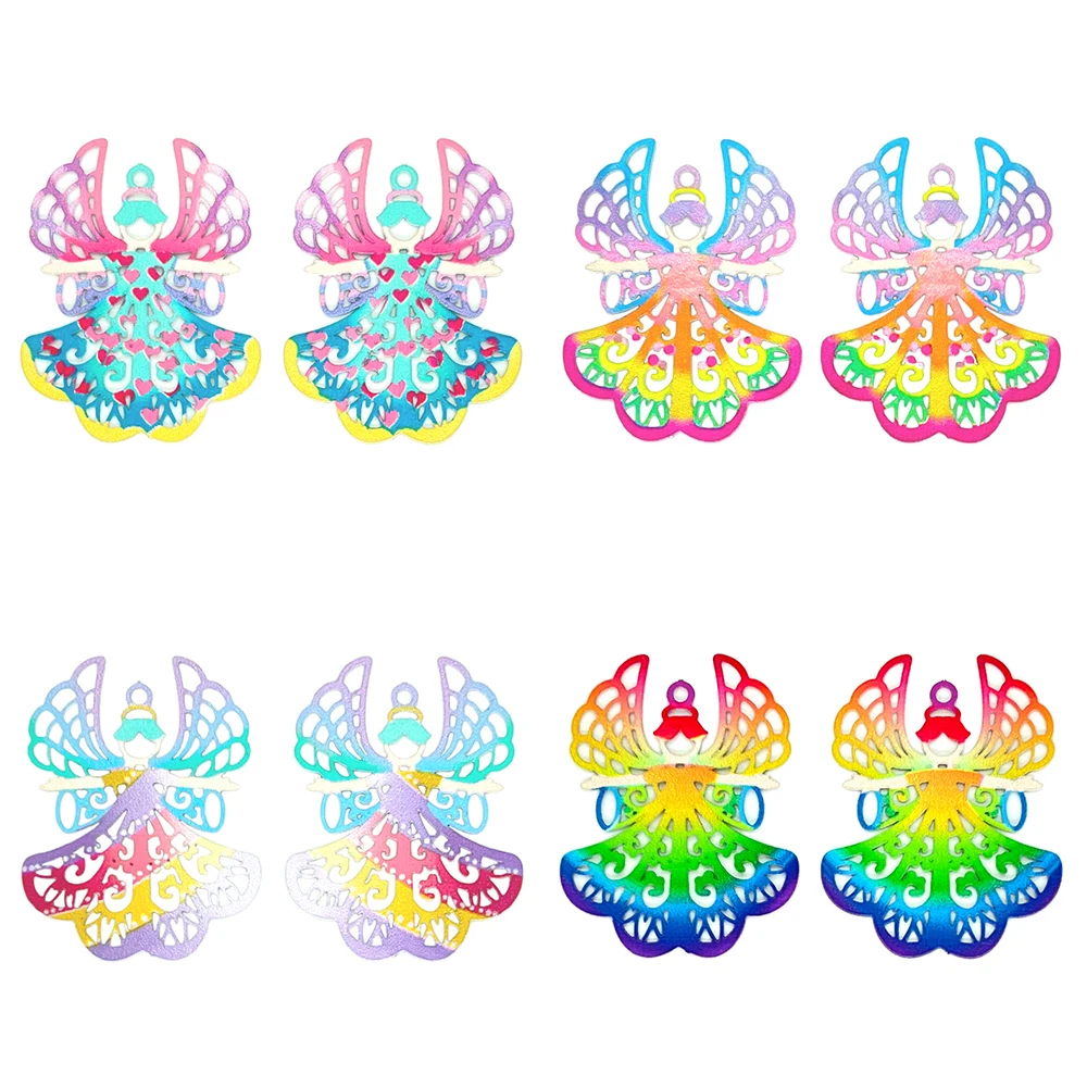 6pcs-24-31mm-Hollow-Angel-Charms-Multicolor-Filigree-Angel-Pendant-for ...