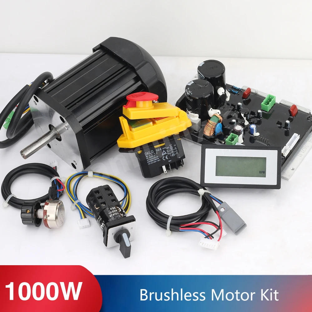 DC Motor Kit 1000W Brushless Main Control Board/Lathe Power Board ...