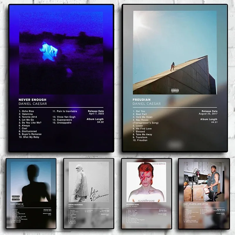 Pop-Hip-Hop-Rapper-Daniel-Caesar-Posters-Music-Album-Cover-Canvas ...