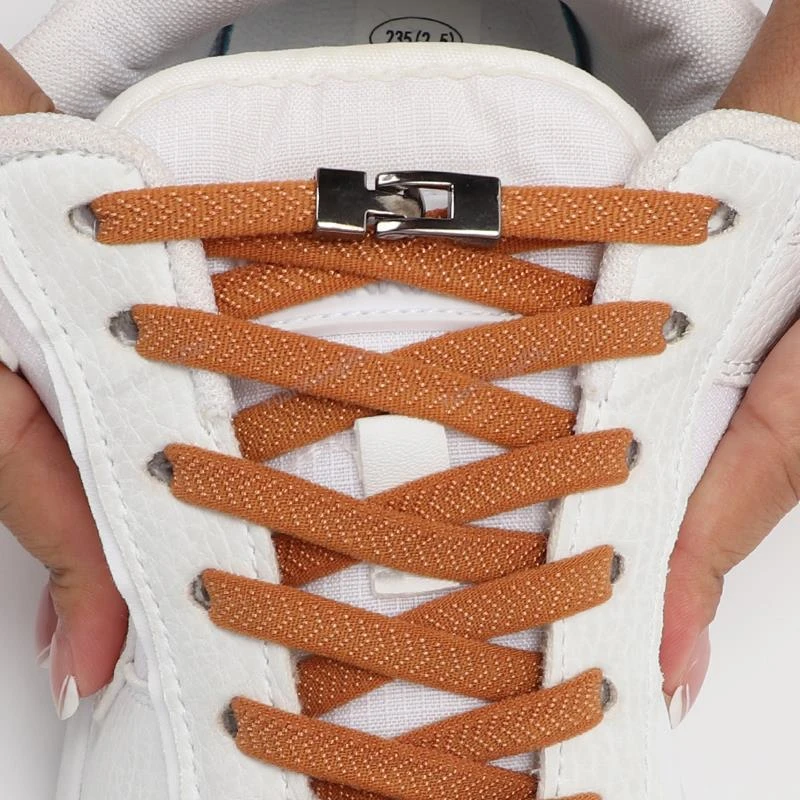 Cross Locks Elastic Laces Sneakers Shoe laces without ties Kids Adult ...