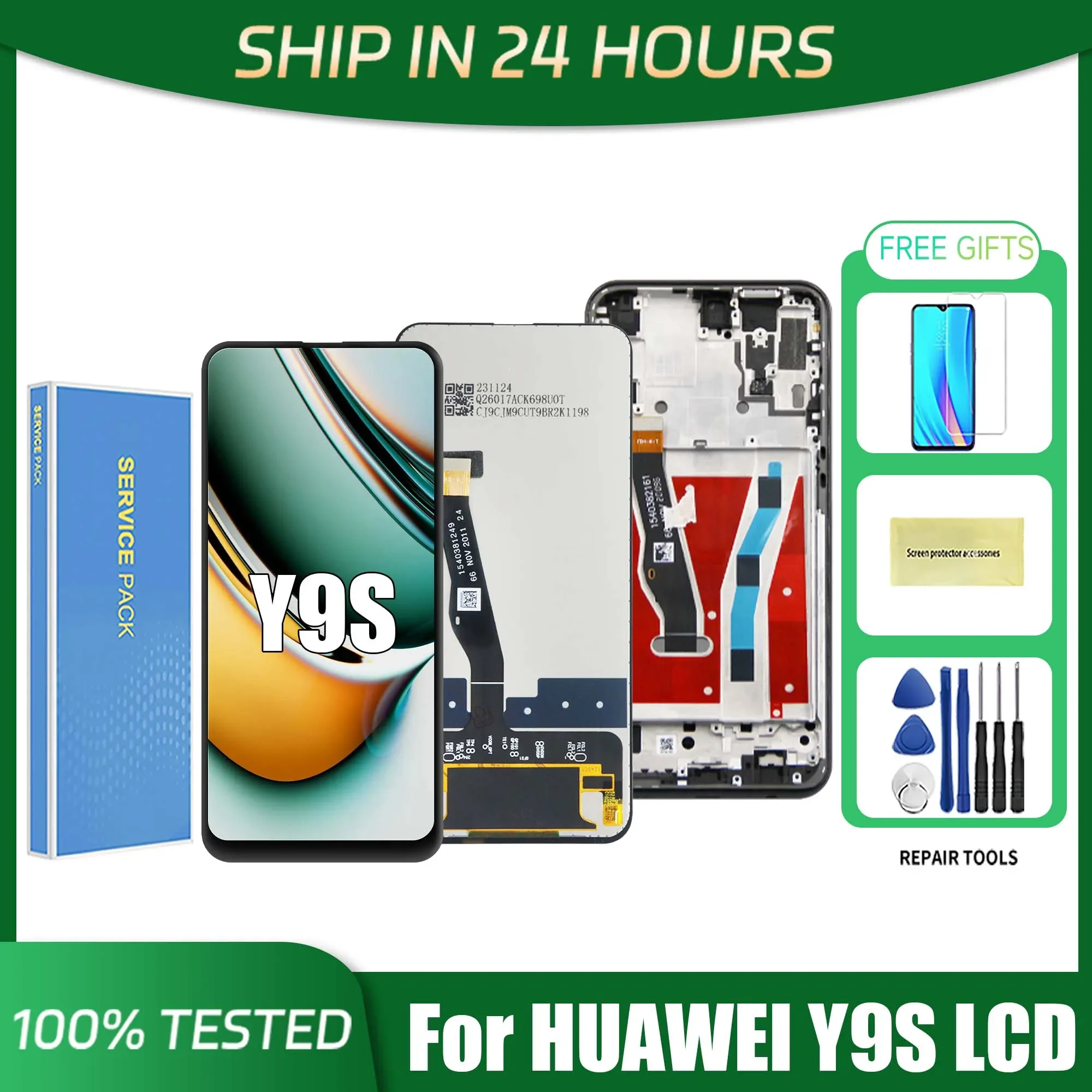 Pantalla-LCD-de-alta-calidad-para-Huawei-Y9S-montaje-de-digitalizador ...