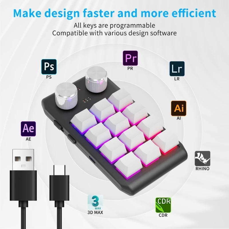 Customizable-RGB-Programmable-Keyboard-with-12-Keys-and-Plug-and-Play ...