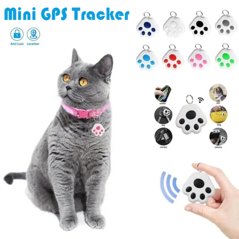 Smart-Bluetooth-Mini-GPS-Tracker-Cat-Dog-Anti-Lost-Tag-Locator-Pets ...