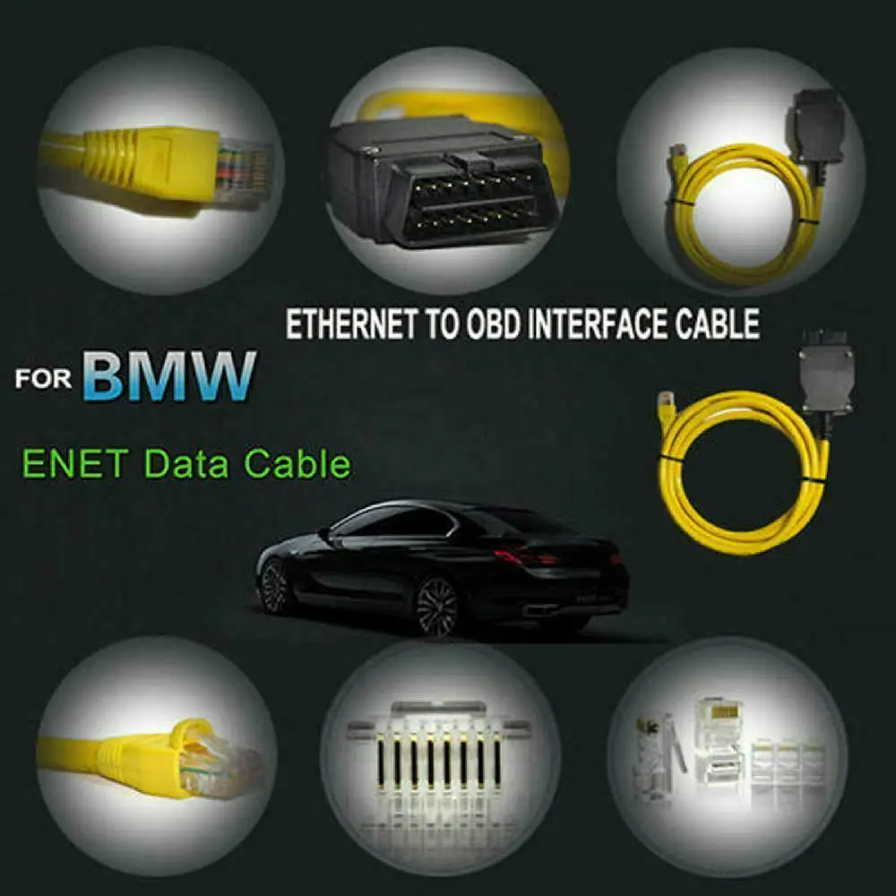 Câble Ethernet Vers Obd Enet Pour Bmw, Connecteur E E-sys, Codage Icom ...