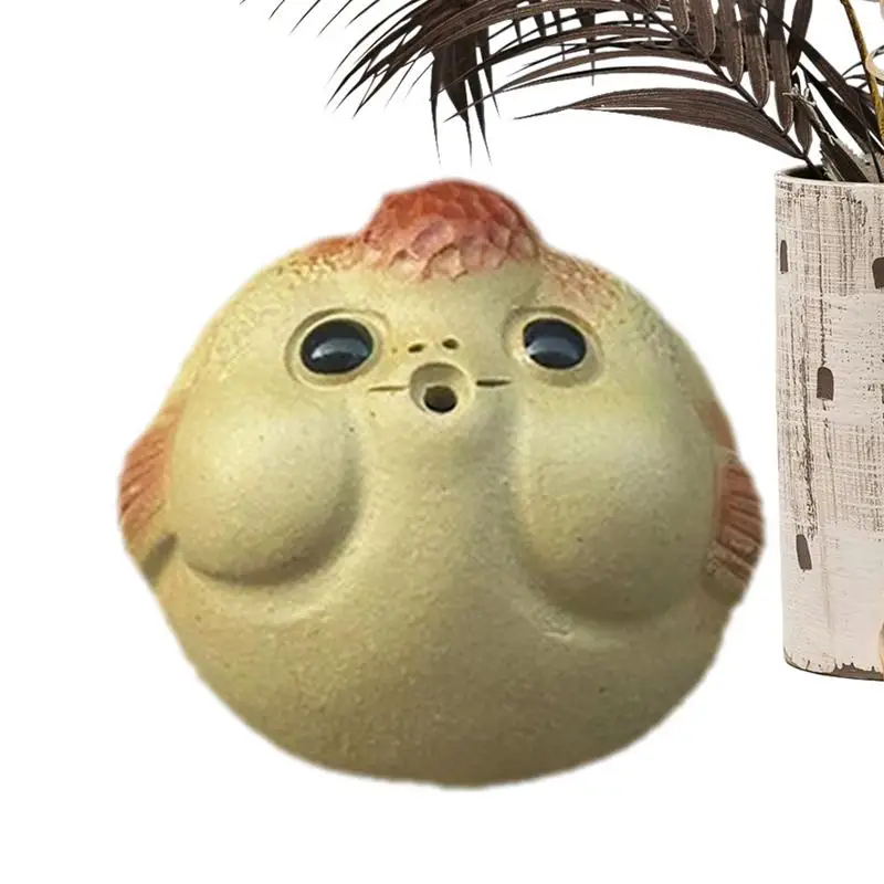 Tea-Animal-Pet-Puffer-Fish-Car-Ornament-Resin-Feng-Shui-Decoration-Luck ...