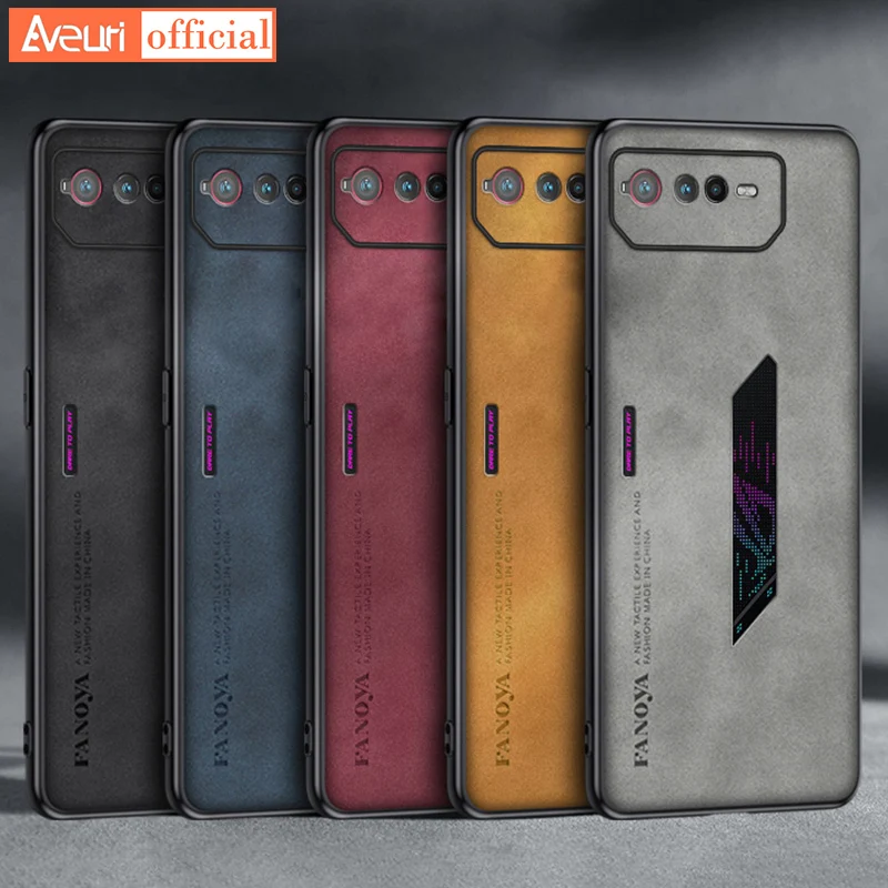 Luxury PU Leather Case For Asus ROG Phone 5 5S Phone5 Cover Matte ...