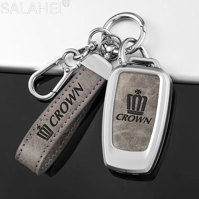 Car Key Case Cover Protector Shell For Toyota Crown Prius Camry Corolla ...