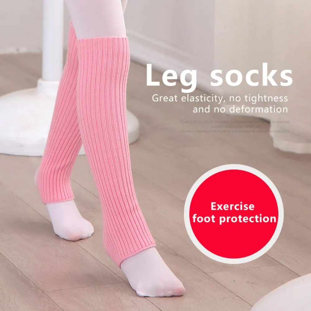 Girls-Winter-Dance-Leggings-Socks-Thickened-Warm-Knee-High-Ballet-Socks ...