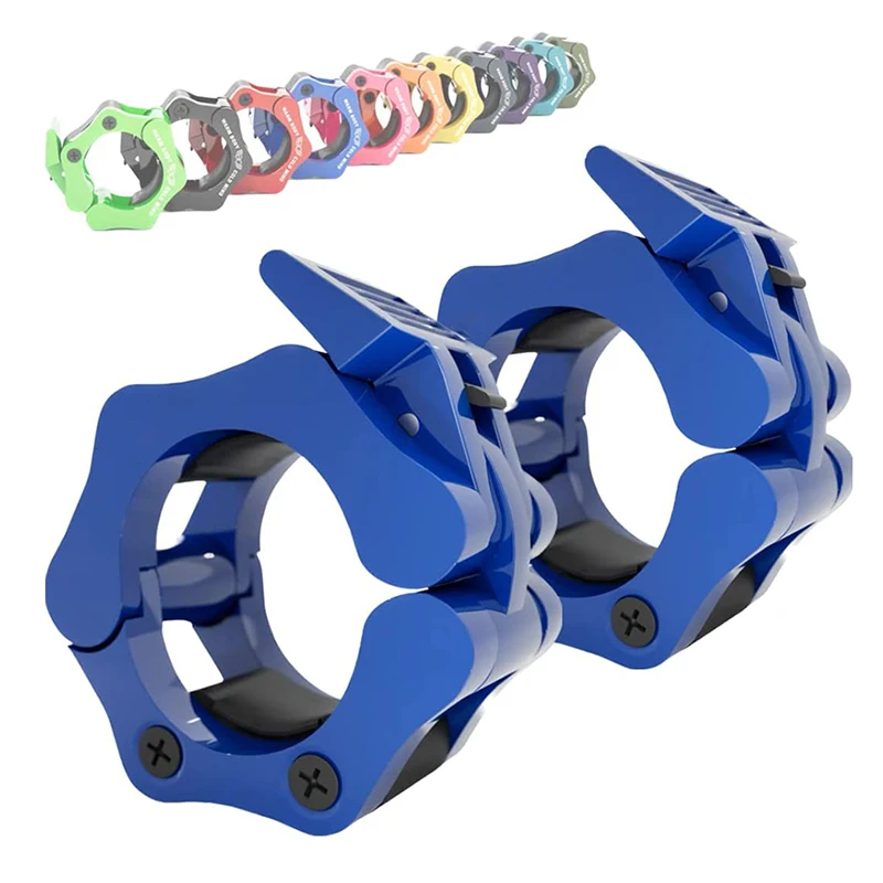 1pair-Barbell-Clamps-25-50mm-Weightlifting-Clamps-Weight-Bar-Collars ...
