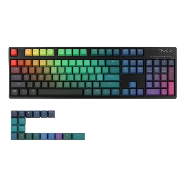 1 Set Prism Keycaps PBT Dye Subbed Backlit Key Caps OEM Profile ...