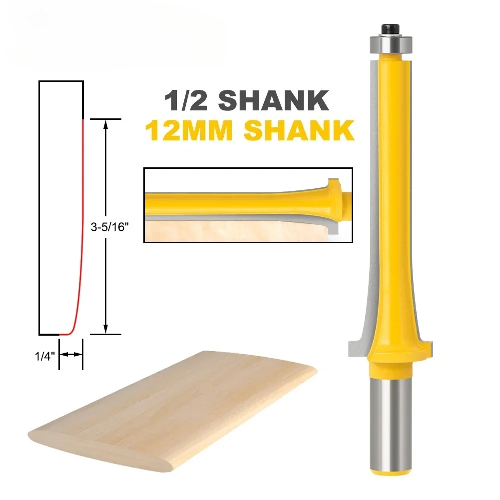 12mm Industrial Tungsten Carbide Louver Slat Router Bit, 1/2 inch Shank ...