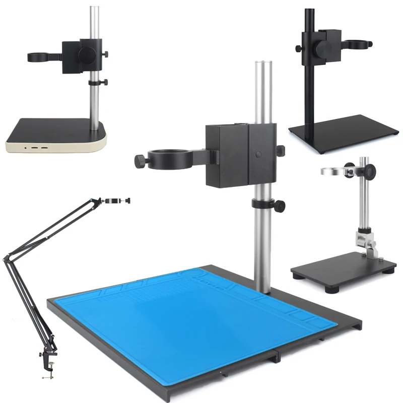 Aluminum Alloy Adjustable Focusing Microscope Bracket Holder Table ...