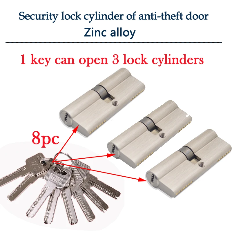 One-Key-Opens-Multiple-Lock-Cylinders-For-3ach-Other-Zinc-Alloy-Knob ...
